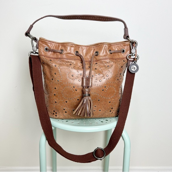 The Sak | Bags | The Sak Ukiah Perforated Leather Drawstring Bucket Bag ...